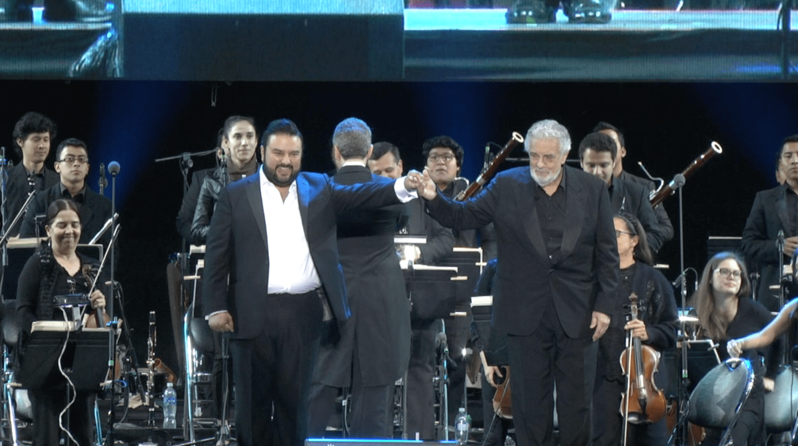 Los tenores Placido Domingo y Mario Chang comparten escenario