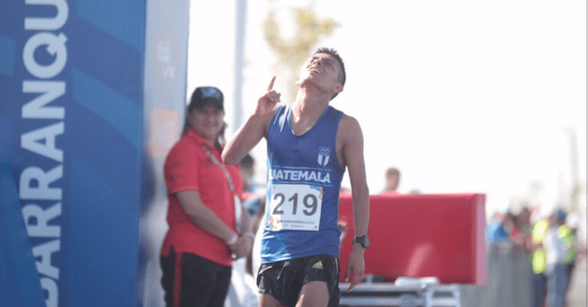 Williams Julajú alcanza el bronce en el maratón de Barranquilla