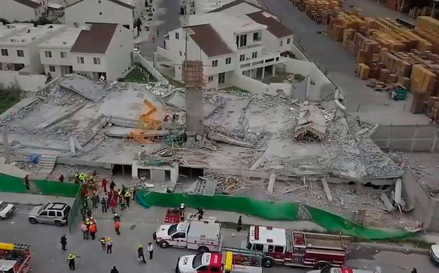 Derrumbe en norteña ciudad mexicana de Monterrey deja al menos 7 muertos