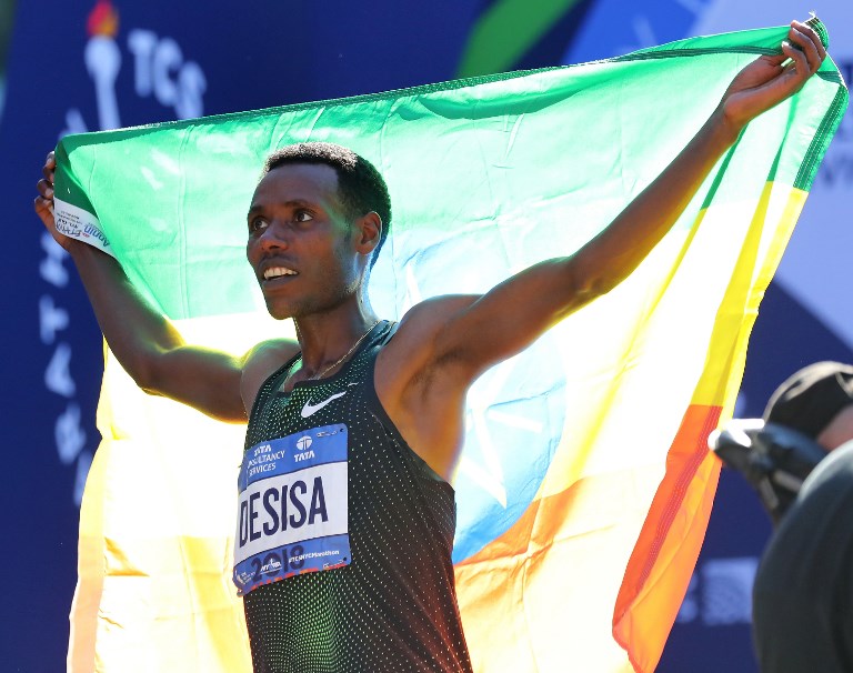 Etíope Lelisa Desisa gana la maratón masculina de Nueva York