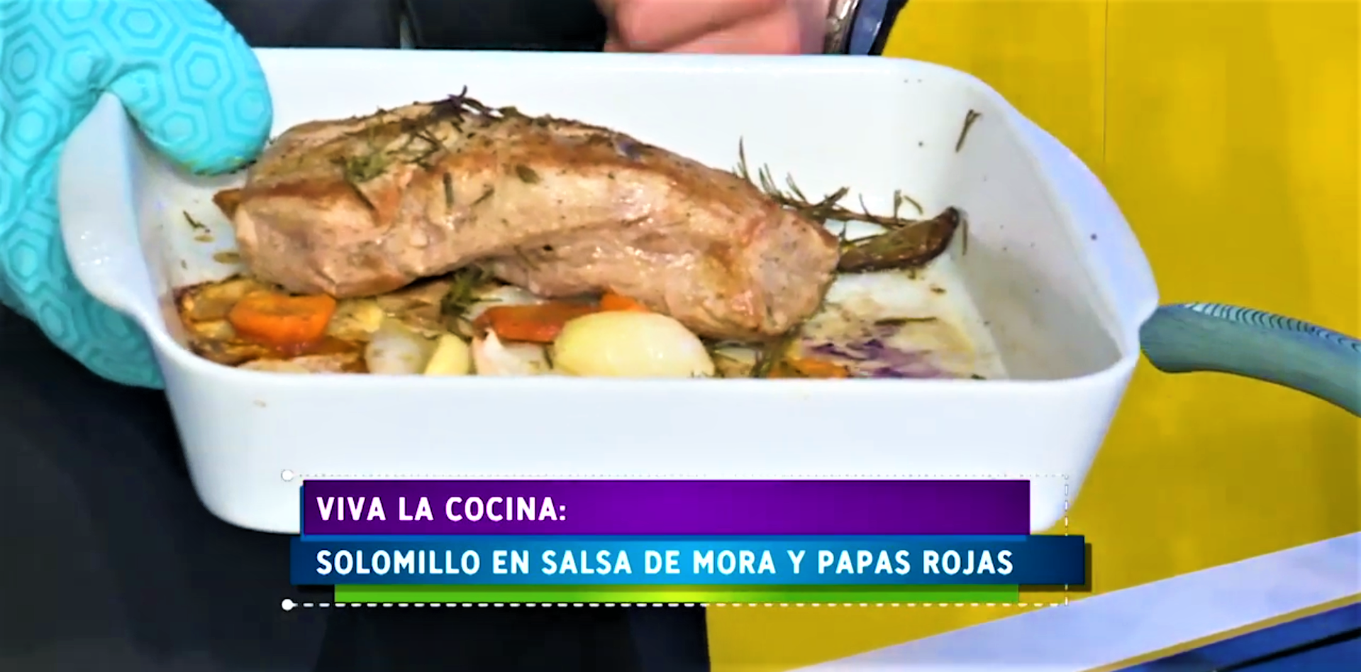 [Viva La Cocina] Solomillo con salsa de moras y papas rojas