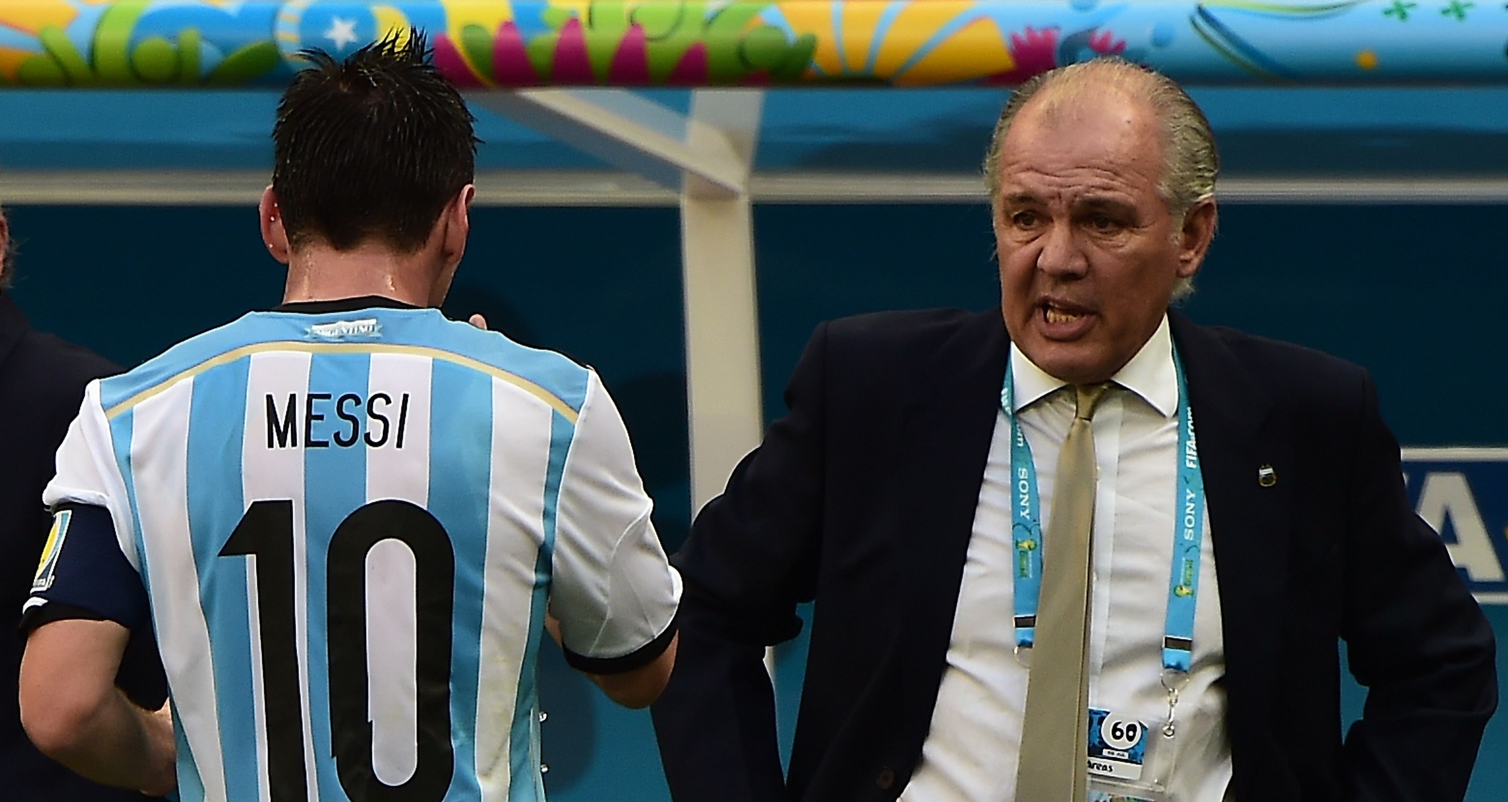 Alejandro Sabella, subcampeón con la selección de Argentina en Brasil ...