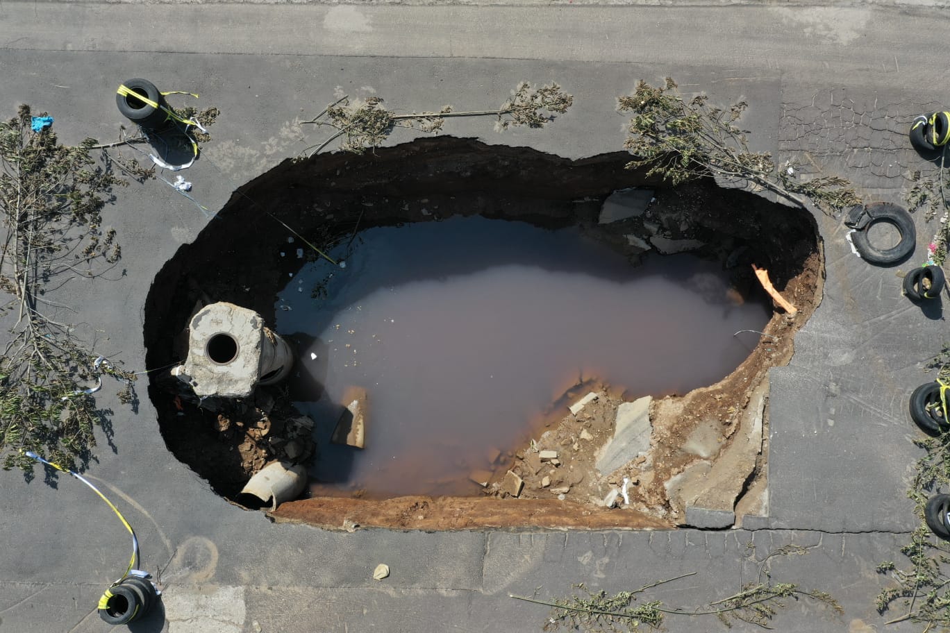 Las imágenes que muestran la magnitud del hundimiento en Mixco y la ...