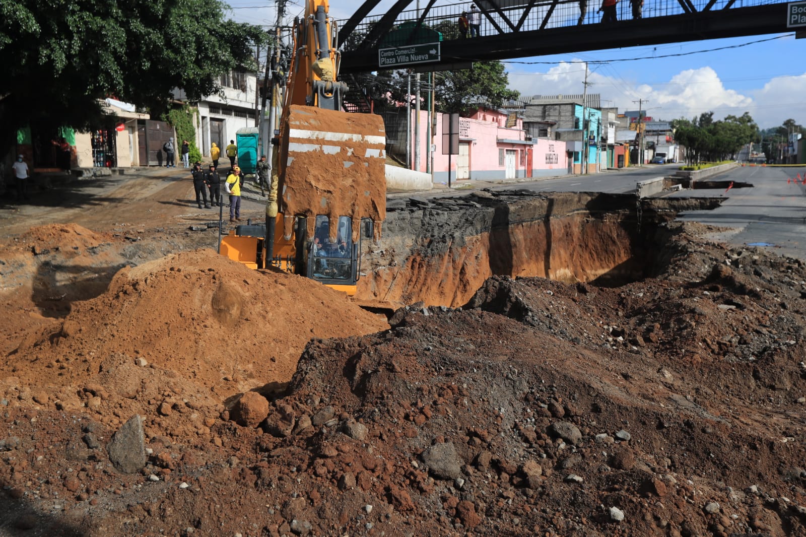 Hundimiento de Villa Nueva: Así se prevé que avancen los trabajos esta ...